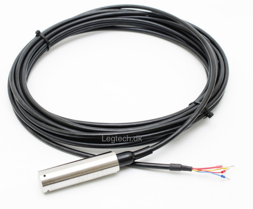 Tryktransmitter 12V / 4-20mA - Vand Sensor / Float Sensor - Legtech Teknik Aps