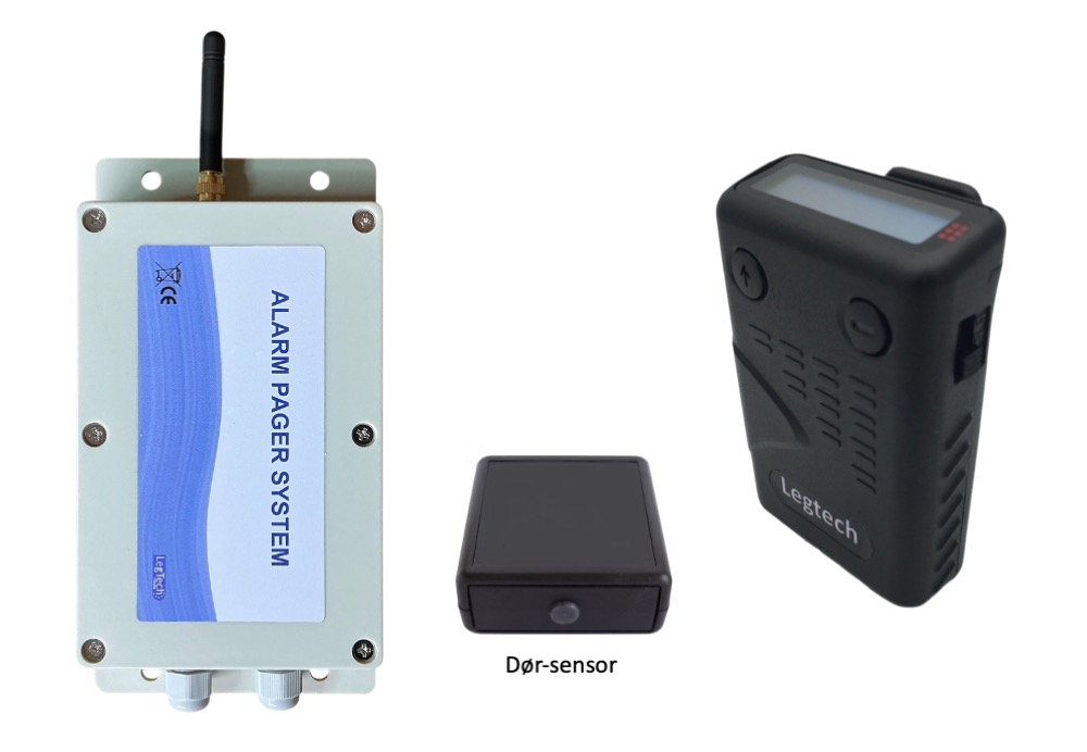 Personsøger - Sæt 2 - Alarm Pager System - Legtech Teknik Aps